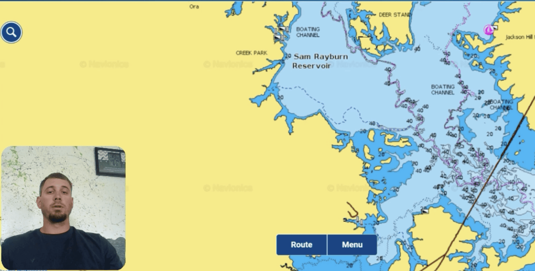 Sam Rayburn Weekly Map Report for August 26th (Part 2) - Fishing4Dummies